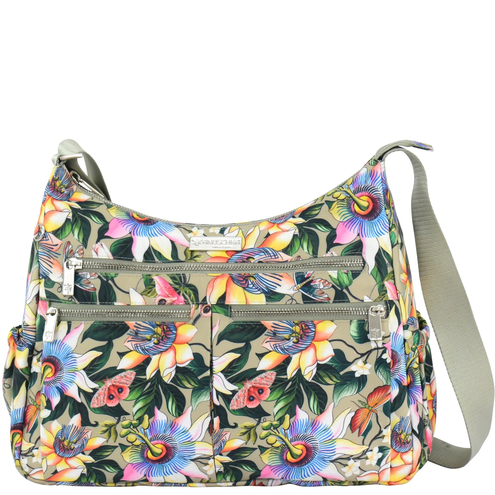 Wanderlust Luxe Fabric Crossbody Hobo - 12030 – Anuschka