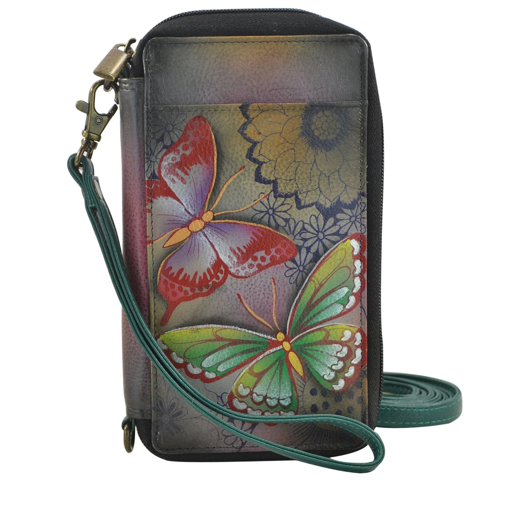 Leather Hand painted Smartphone Case & Wallet - 1844 – Anuschka