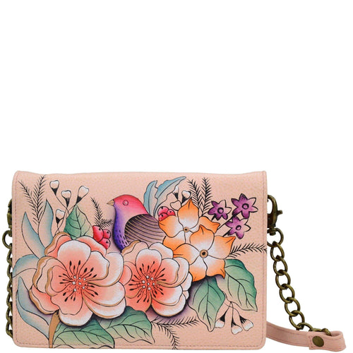 Buy Affordable Handpainted Large Leather Wallets Online - Anna by Anuschka
